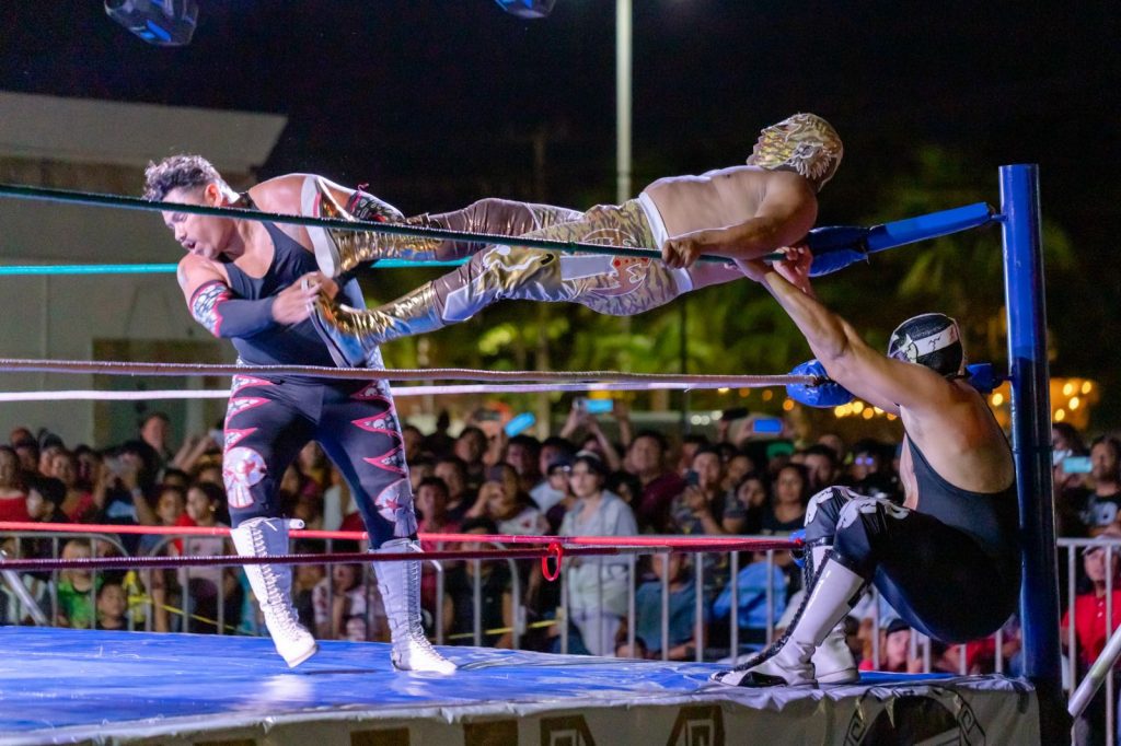 Espectacular presentación de lucha libre profesional en Tulum – BNoticias